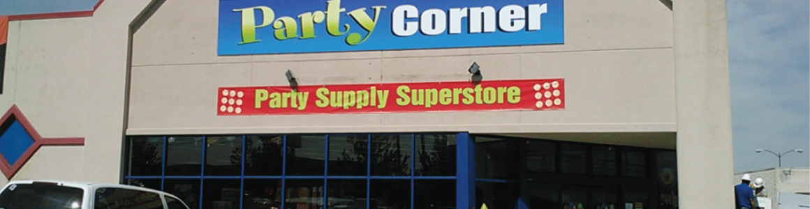 Party-corner-exterior - Stafford Custom Graphics